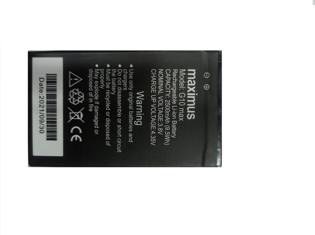 Mobile Battery For Maximus G10 Max - Pakhi bd